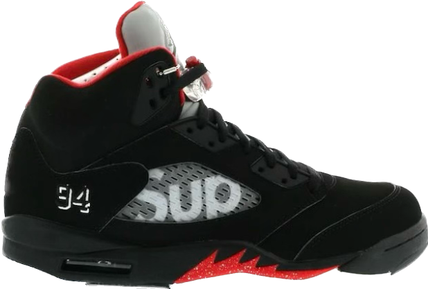 Jordan Retro 5 “Supreme” Black – The Vault 312